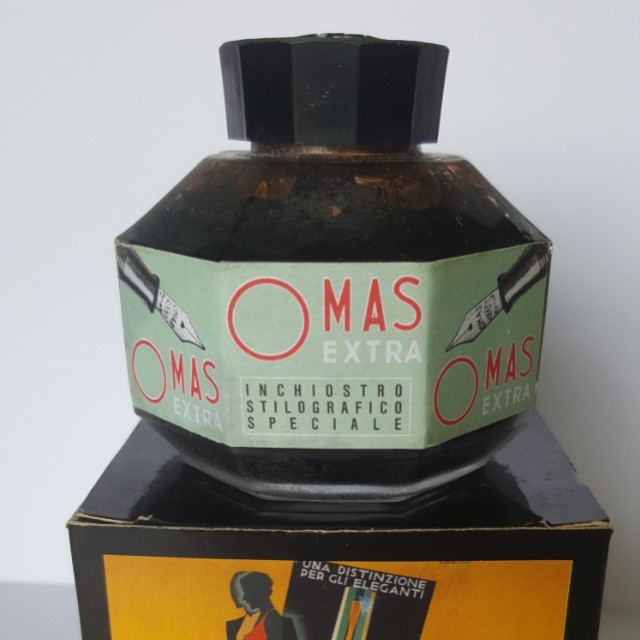 New Old Stock Omas Extra Fountain Pen Ink Brown, Hobbies & Toys ...