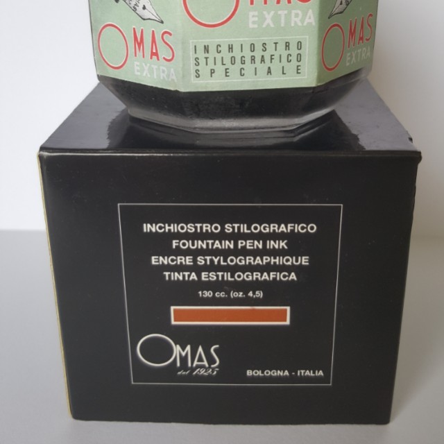 New Old Stock Omas Extra Fountain Pen Ink Brown, Hobbies & Toys ...
