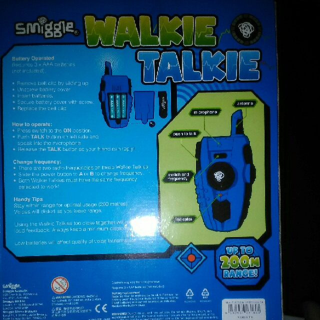 Smiggle Walkie Talkies, Hobbies & Toys, Toys & Games on Carousell