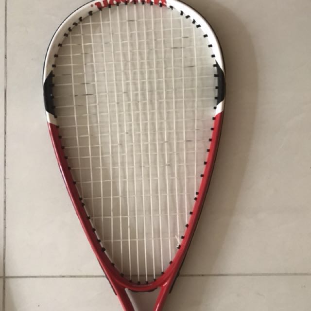 Wilson Squash Racquet, Sports Equipment, Sports & Games, Racket & Ball ...