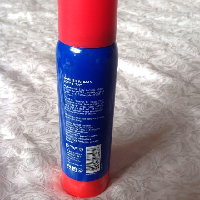 Wonder Woman Bench Body Spray 80ml, Beauty & Personal Care, Fragrance ...