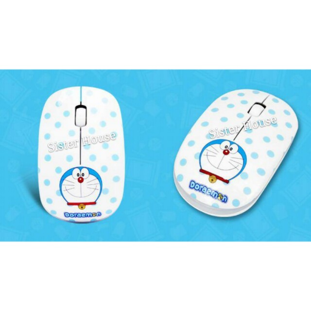 Doraemon LED Mouse 多啦A夢滑鼠 (大頭), 電子產品, 電腦 ＆ 平板電腦 - Carousell