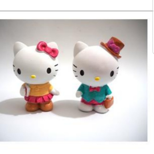 Hello Kitty and Daniel cake toppers, Hobbies & Toys, Toys & Games on ...