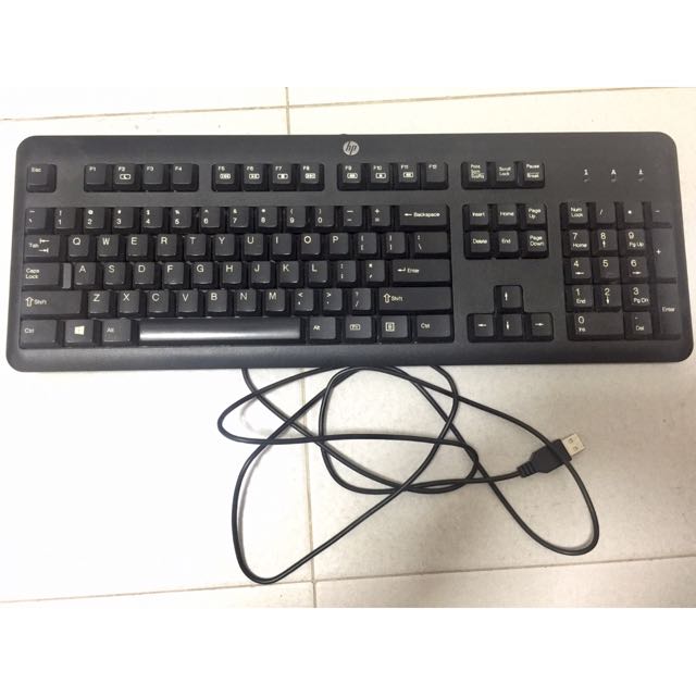 HP Keyboard, Computers & Tech, Parts & Accessories, Computer Keyboard ...