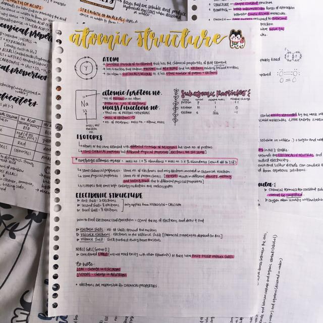 LOWER SECONDARY CHEMISTRY NOTES, Hobbies & Toys, Books & Magazines ...