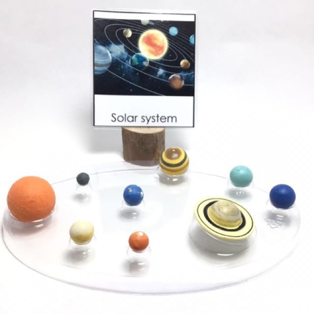 Montessori Solar System introduction set, Babies & Kids, Toys & Walkers ...
