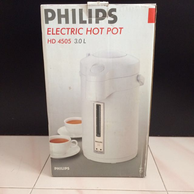 Philips Electric Hot Pot HD 4505 3L, TV & Home Appliances, Kitchen ...