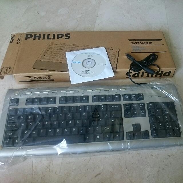 Philips Multimedia Keyboard Slim Version, Computers & Tech, Parts ...