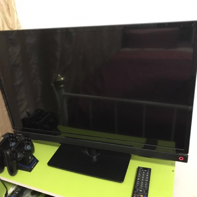 PS4 + TV + TV Cabinet (Full Setup), Video Gaming, Video Game Consoles ...
