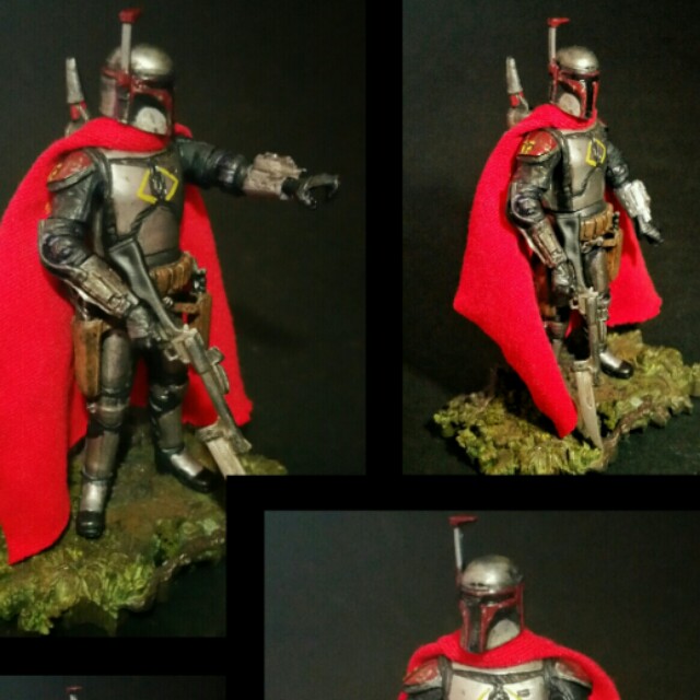 Star wars custom mandalorian warrior (montross & jaster mereel) set ...