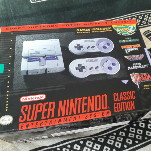 Super Nintendo Classic Edition, Video Gaming, Video Game Consoles ...