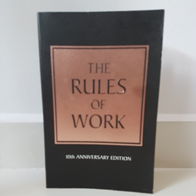 The Rules of Work, Hobbies & Toys, Books & Magazines, Fiction & Non ...