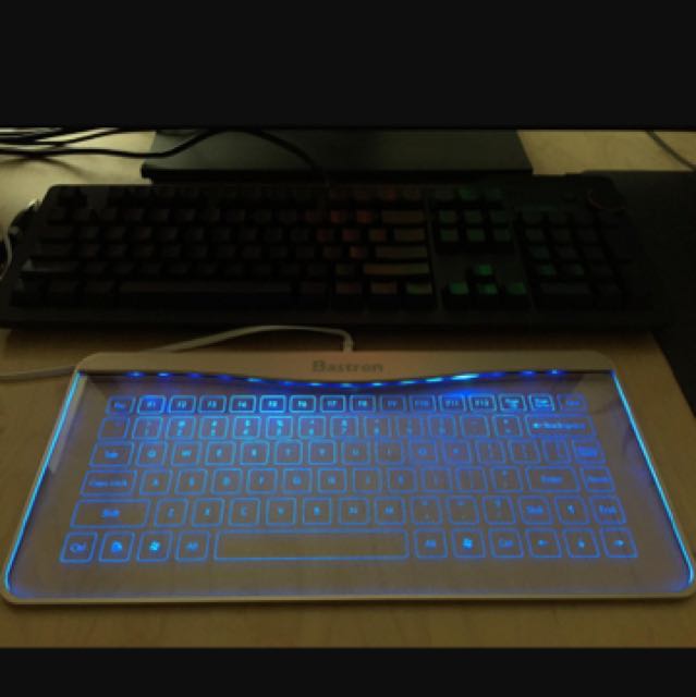 Transparent bastron keyboard, Computers & Tech, Parts & Accessories ...