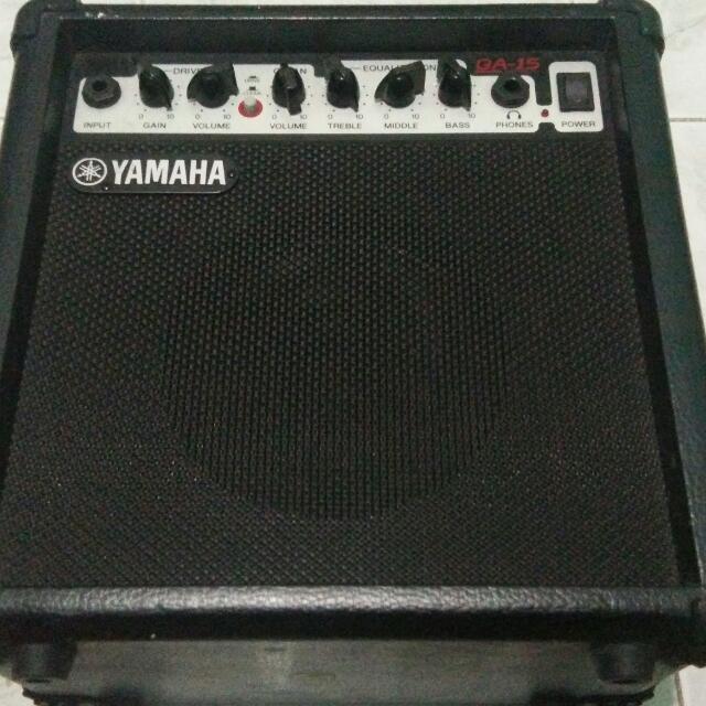 Yamaha GA15 Guitar Amplifier, Audio, Soundbars, Speakers & Amplifiers ...