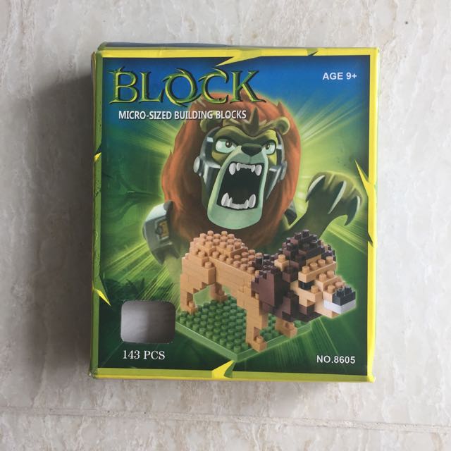 BLOCK: Lion Microsized Building Blocks, Hobbies & Toys, Toys & Games on ...