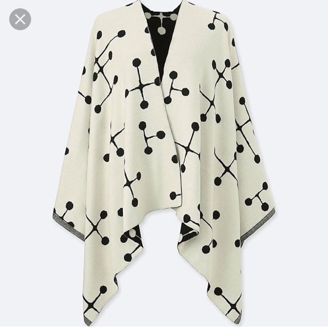 BNWT Uniqlo Eames SPRZ 2 Way Stole, Women's Fashion, New Undergarments ...