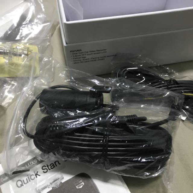 MyDean car dashcam Lux9 WiFi touchscreen rearcam DVR 16Gb, Car Accessories on Carousell