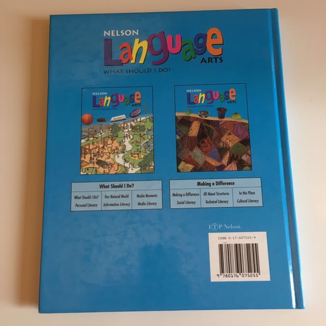 Nelson Language Arts 5 What Should I Do? Elementary school grade 5 ...