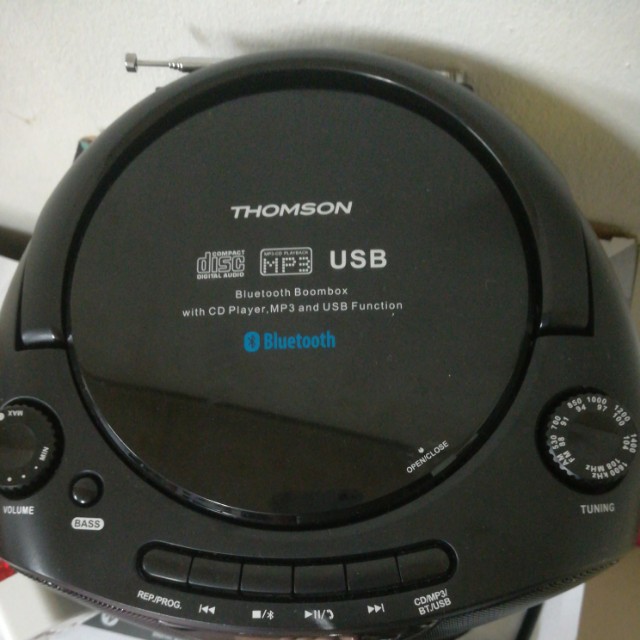 THOMSON BLUETOOTH boombox w CD player, MP3 & USB, Audio, Portable Music ...
