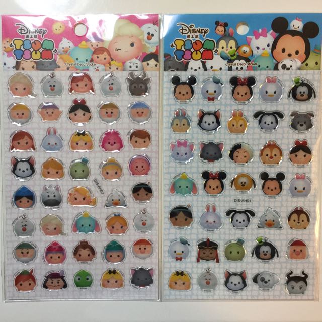 Tsum Tsum and Emoji Stickers, Hobbies & Toys, Stationery & Craft, Craft ...