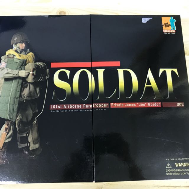 1/6 12" DML Dragon Soldat US airborne Jim Gordon, Hobbies & Toys, Toys ...