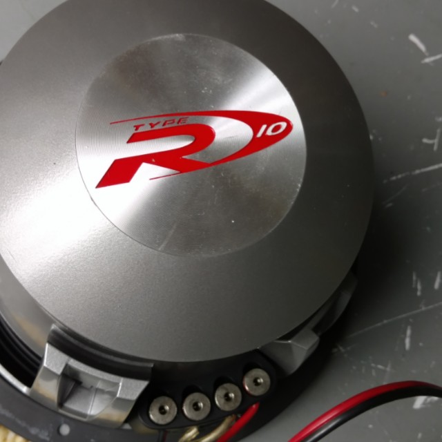 Alpine 10"Type-R Series Car Subwoofer, Car Accessories on Carousell