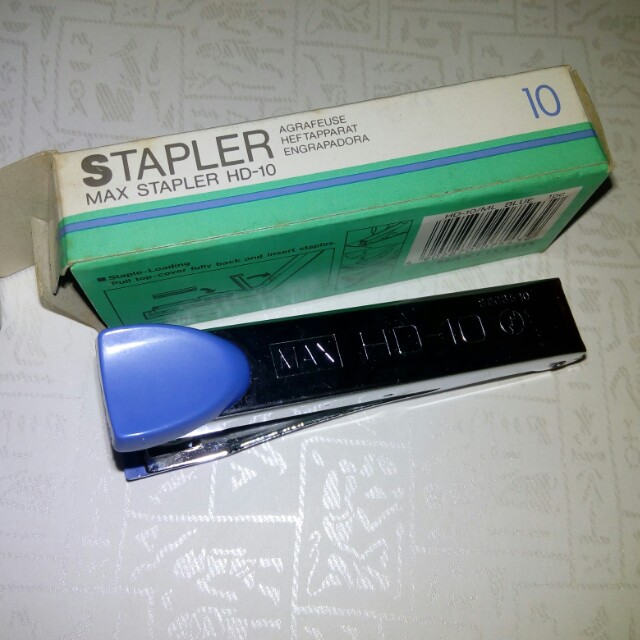 Old Max Stapler 10 purchase extra for college work, Hobbies & Toys ...