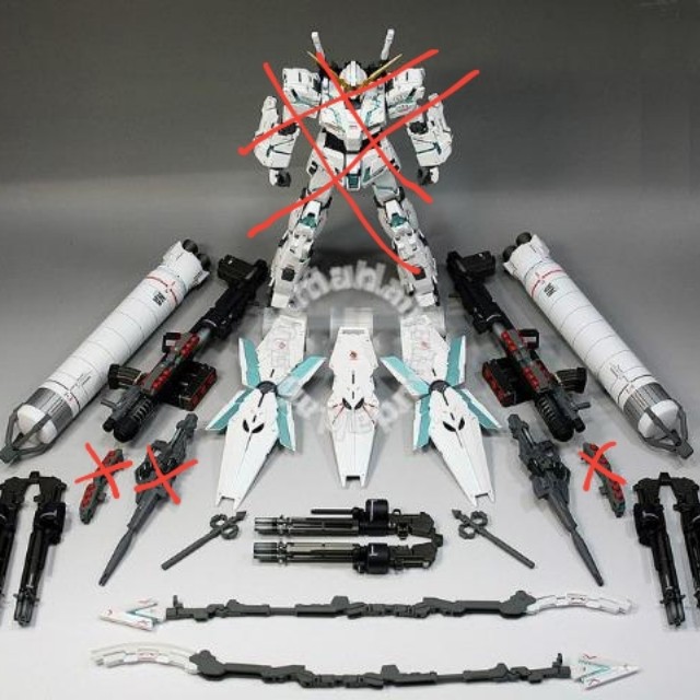 Mg unicorn gundam backpack, Hobbies & Toys, Toys & Games on Carousell