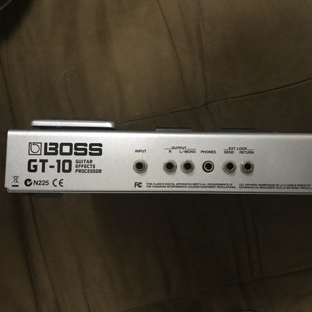 BOSS GT-10 Guitar Effects Processor, Hobbies & Toys, Music & Media ...