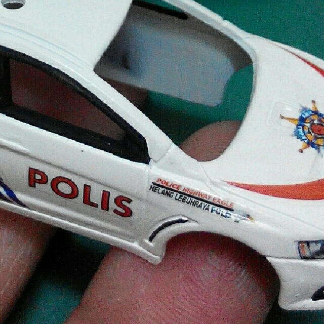Water Decal PDRM Helang for tomica Hotwheels, Hobbies & Toys ...