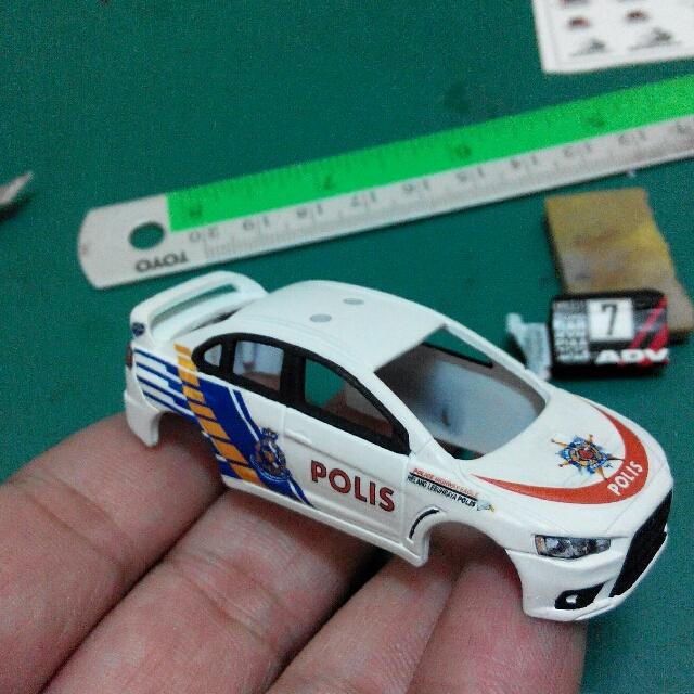 Water Decal PDRM Helang for tomica Hotwheels, Hobbies & Toys ...