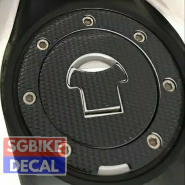 Honda Premium Full Black Fuel pad, Motorcycles, Motorcycle Accessories ...