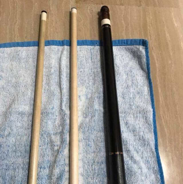 JD custom Ebony billiard pool cue stick, Sports Equipment, Sports ...
