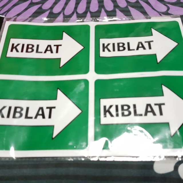 Kiblat Signage, Hobbies & Toys, Stationery & Craft, Occasions & Party ...