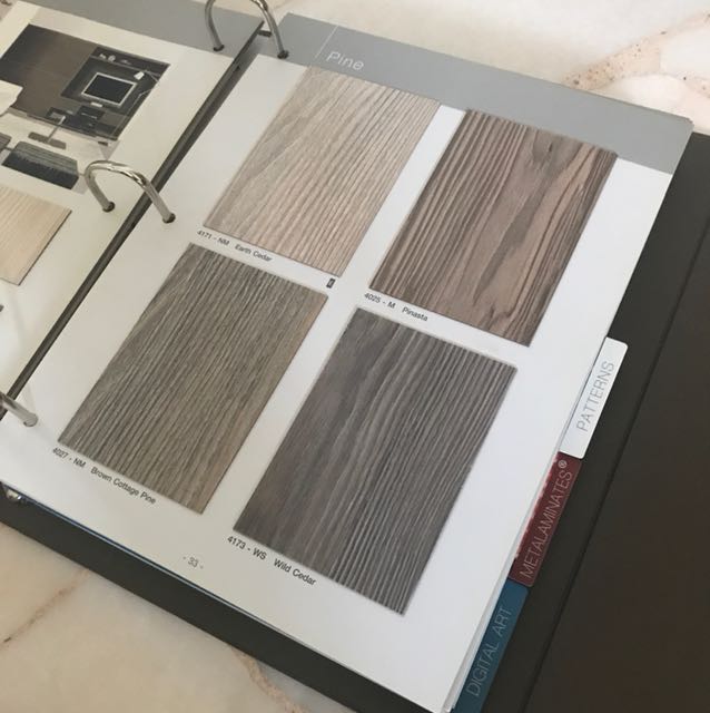 Laminates / sample / material sample / interior design / material board ...