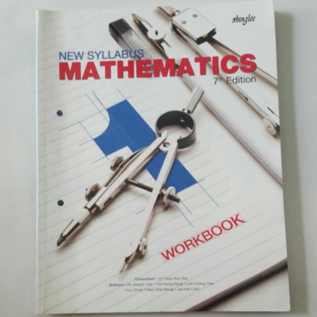 New syllabus mathematics Workbook 1 7th edition, Books & Stationery ... New syllabus mathematics Workbook 1 7th edition, Books & Stationery ...