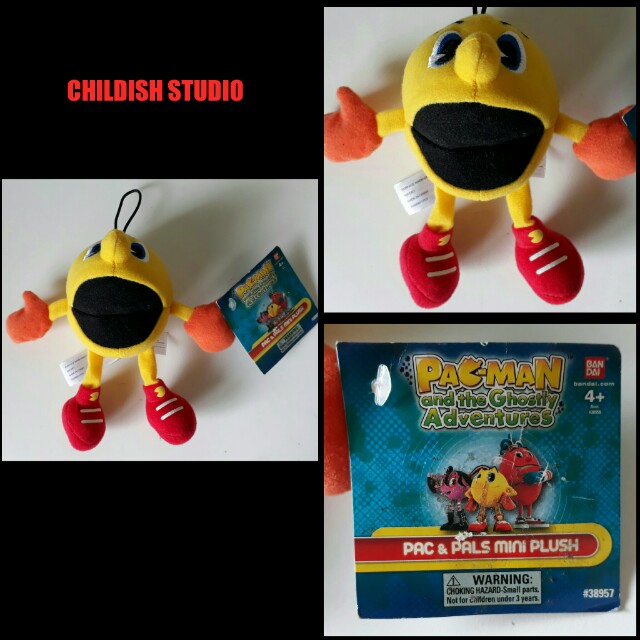 PACMAN Mini Plush 5 Inch., Hobbies & Toys, Toys & Games on Carousell