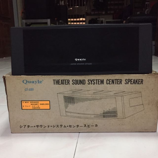 Quayle center speaker CT-520, Audio, Soundbars, Speakers & Amplifiers ...