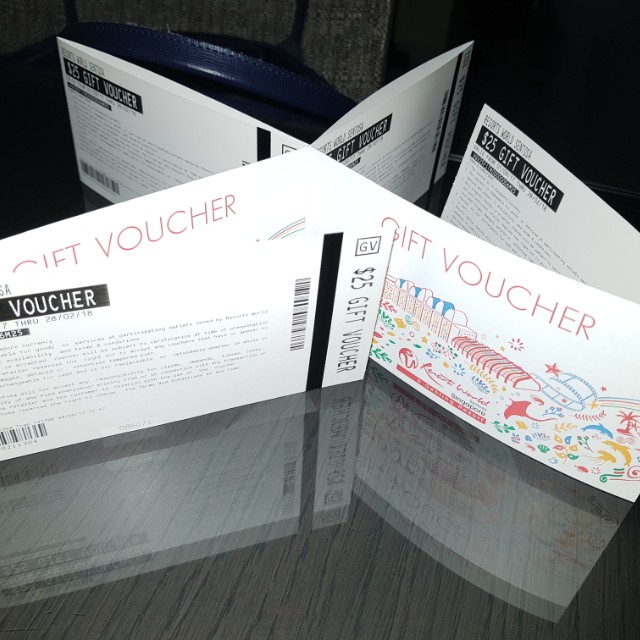 RWS gift vouchers $200/-, Tickets & Vouchers, Vouchers on Carousell