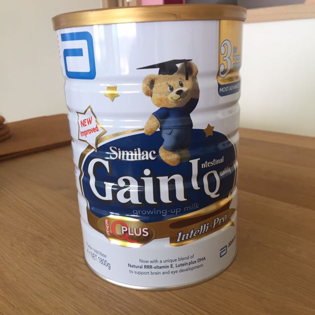 Similac Gain IQ 3 Milk (1 y/o Onwards), Babies & Kids, Nursing ...