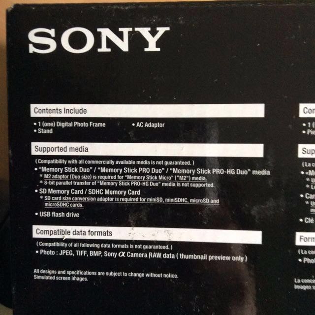SONY S-FRAME DPF-C700, Mobile Phones & Gadgets, Mobile Phones, Android ...
