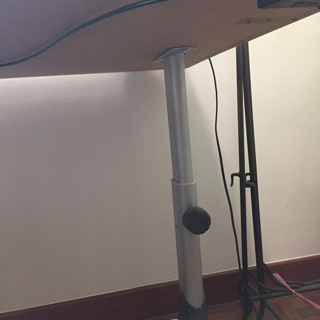 Study Table for Children to Adult; adjustable height using hydrolic ...