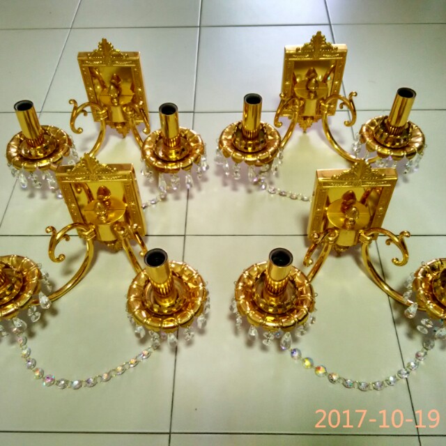 Antique Vintage Classy Wall Lamp Sell as per pairs., Furniture & Home ...
