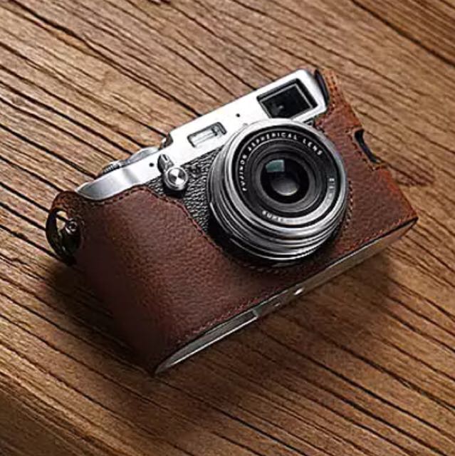 Fujifilm X100T leather half case, Photography, Photography Accessories ...