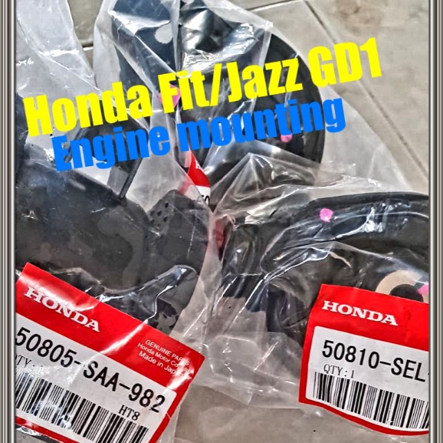Honda Fit Jazz GD1 engine mount ( original jap quality), Car ...
