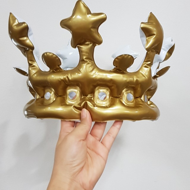 Inflatable crown, Everything Else, Others on Carousell