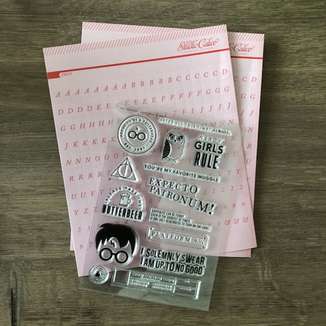 New LIMITED EDITION Kelly Purkey Potterhead Stamps & Studio Calico ...