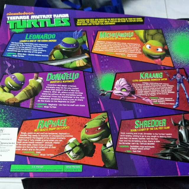Nickelodeon Teenage Mutant Ninja Turtles 6-Pack, Hobbies & Toys, Toys ...