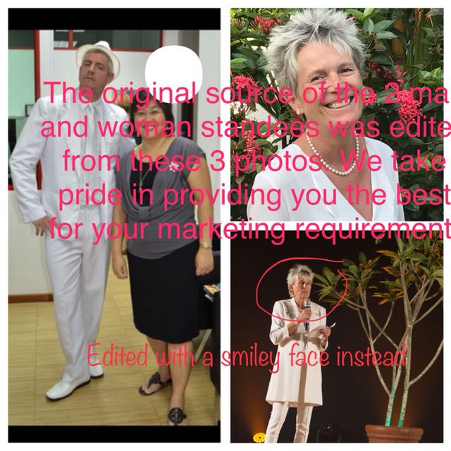 Real Life Size Standee Marketing Roadshow Event Display Customisation ...