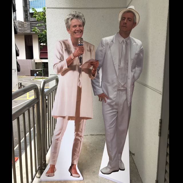 Real Life Size Standee Marketing Roadshow Event Display Customisation ...